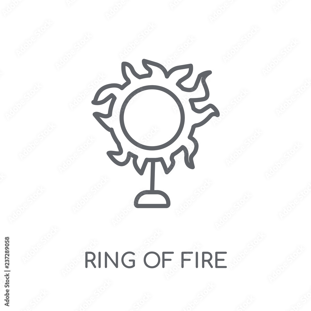 Ring Of Fire Outline