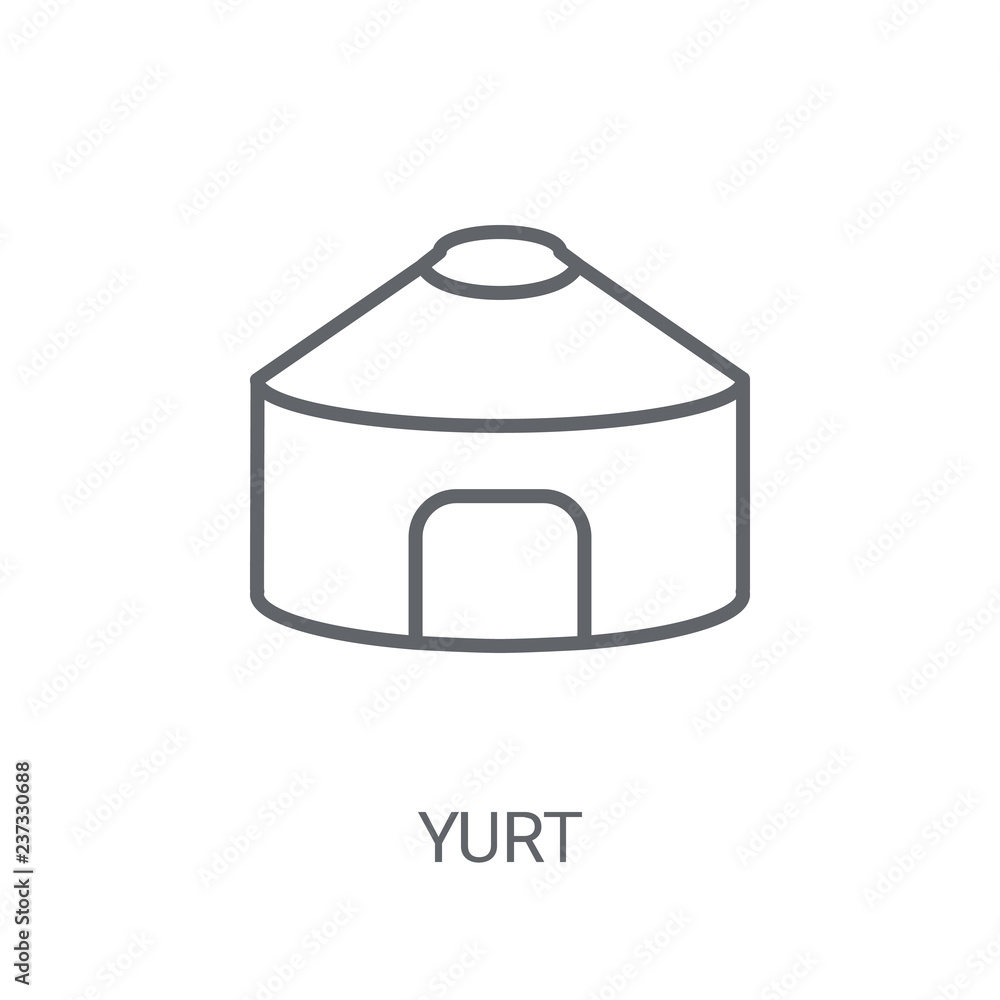 Yurt icon. Trendy Yurt logo concept on white background from sauna ...