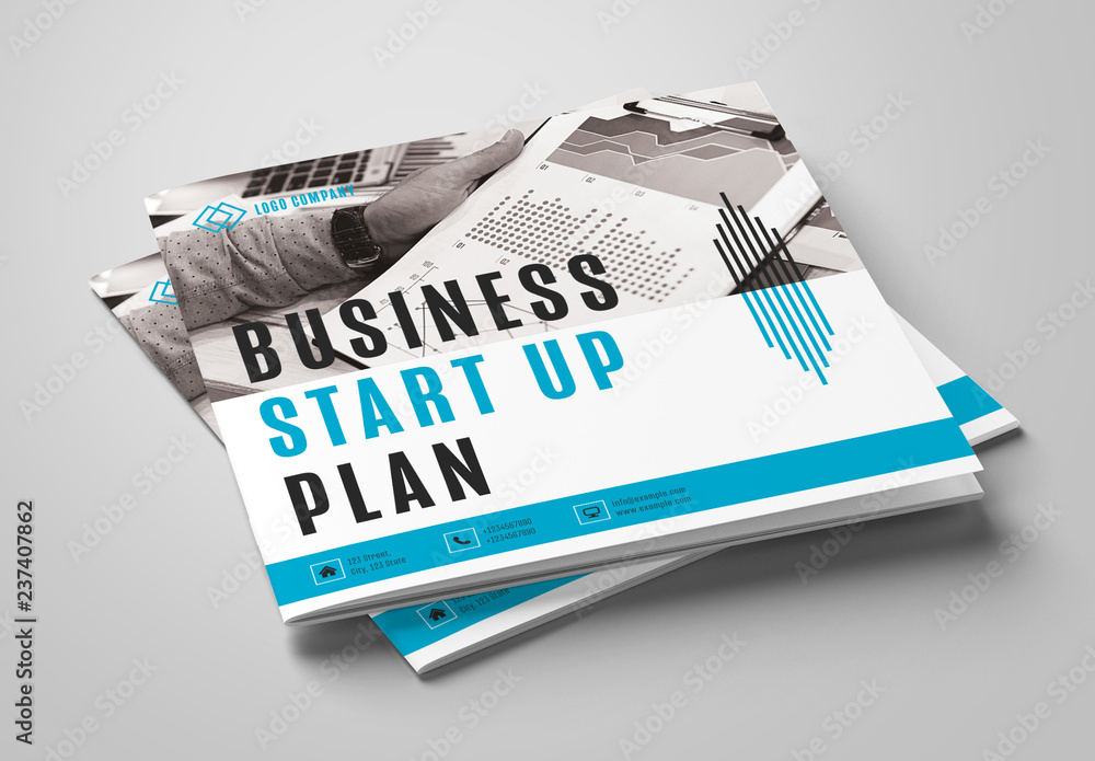 Business Plan Layout Stock Template | Adobe Stock