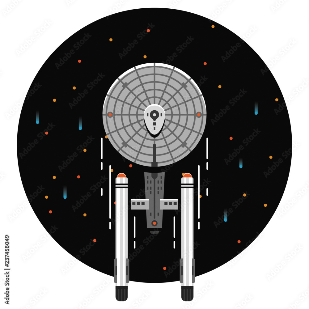 Vetor de Star Trek Enterprise NCC-1701 do Stock | Adobe Stock