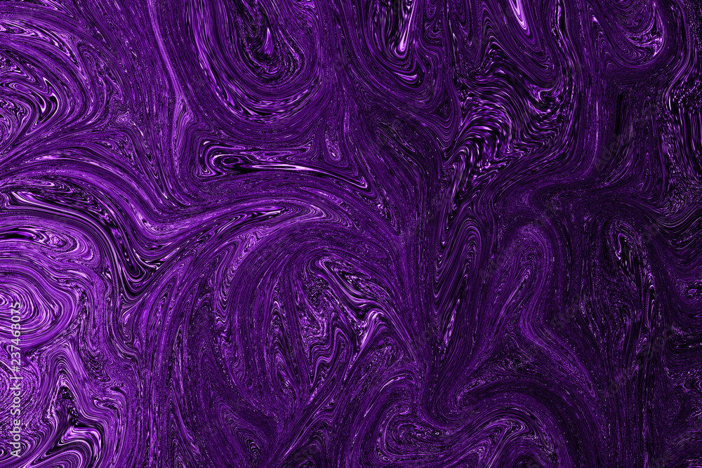 Liquid Abstract Pattern With Proton Purple Graphics Color Art Form ...