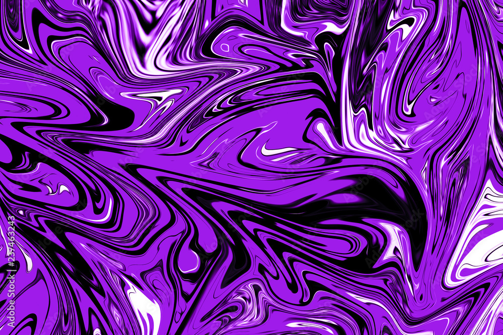 Liquid Abstract Pattern With Proton Purple Graphics Color Art Form ...