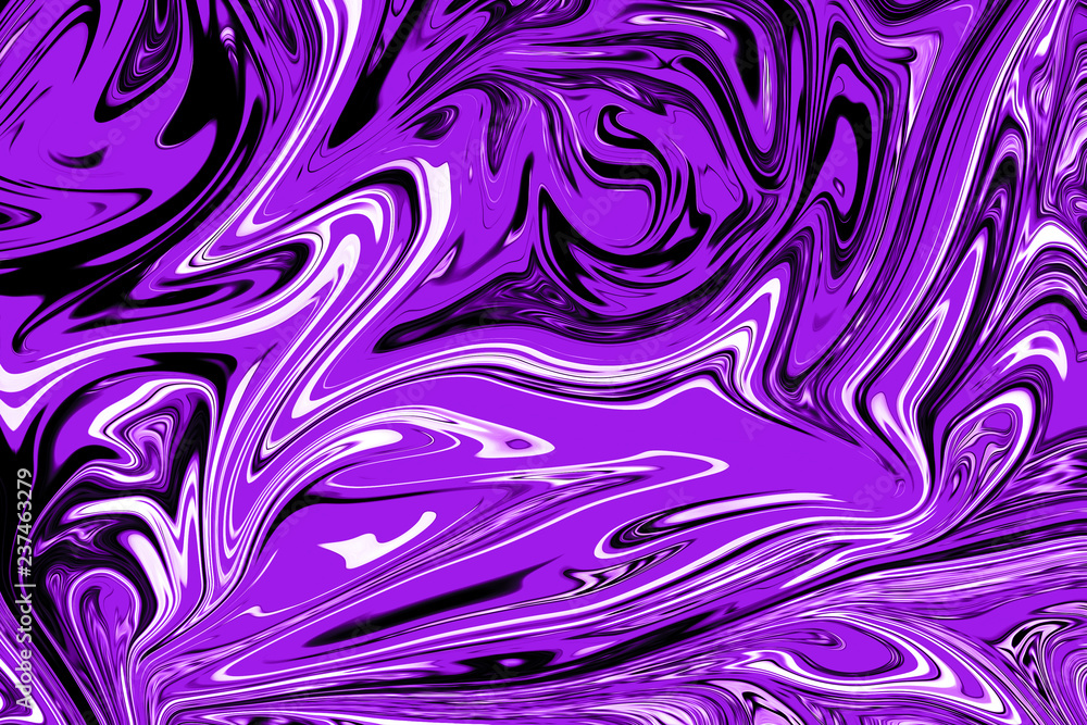 Liquid Abstract Pattern With Proton Purple Graphics Color Art Form ...