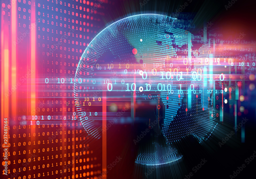 digital code number abstract technology background Stock Illustration ... digital code number abstract technology background Stock Illustration ...