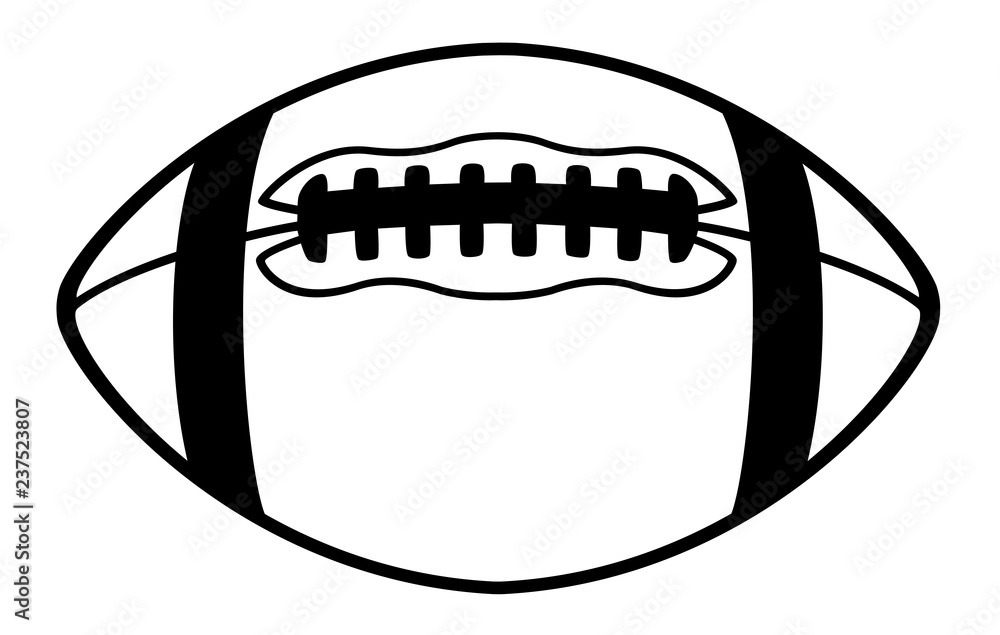 American Football | Ball | Emblem | Logo | Variations Stock Vector ...