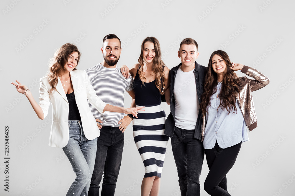 Casual People White Background