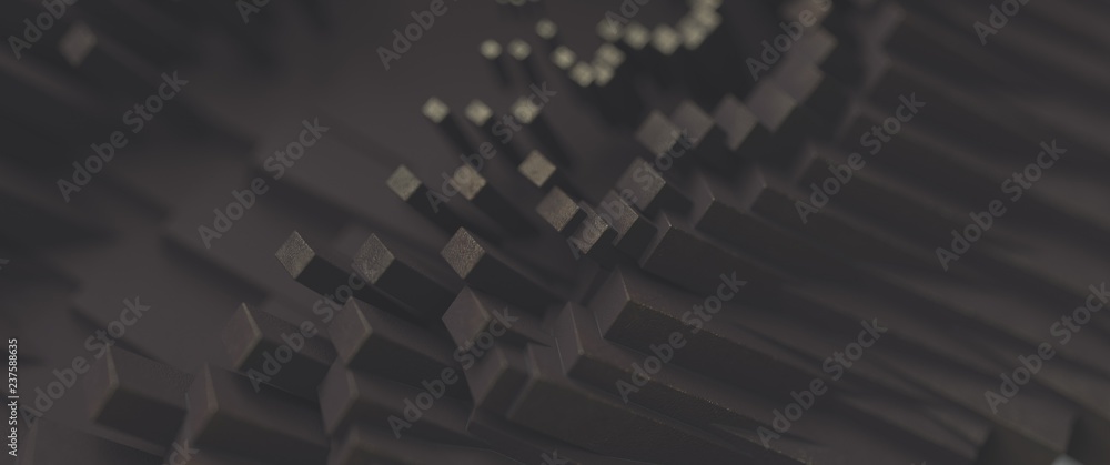 abstract cubic background Stock Illustration | Adobe Stock