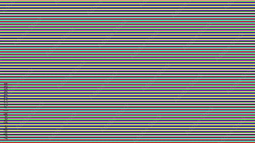 Vidéo Stock Colorful illusion, optical background. VHS distortion ...