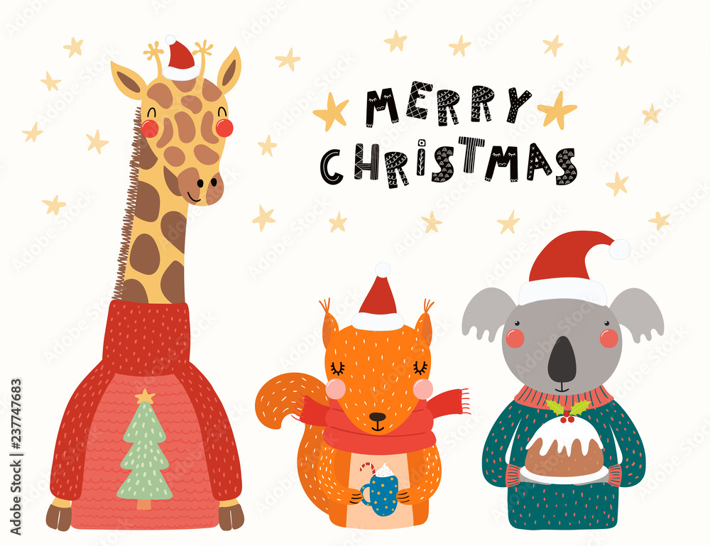 Cute Animals In Sweaters