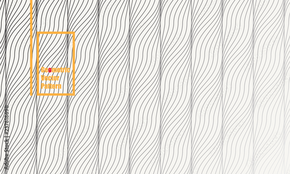 linear vector pattern, repeating pattern with braids. Endless stylish ...