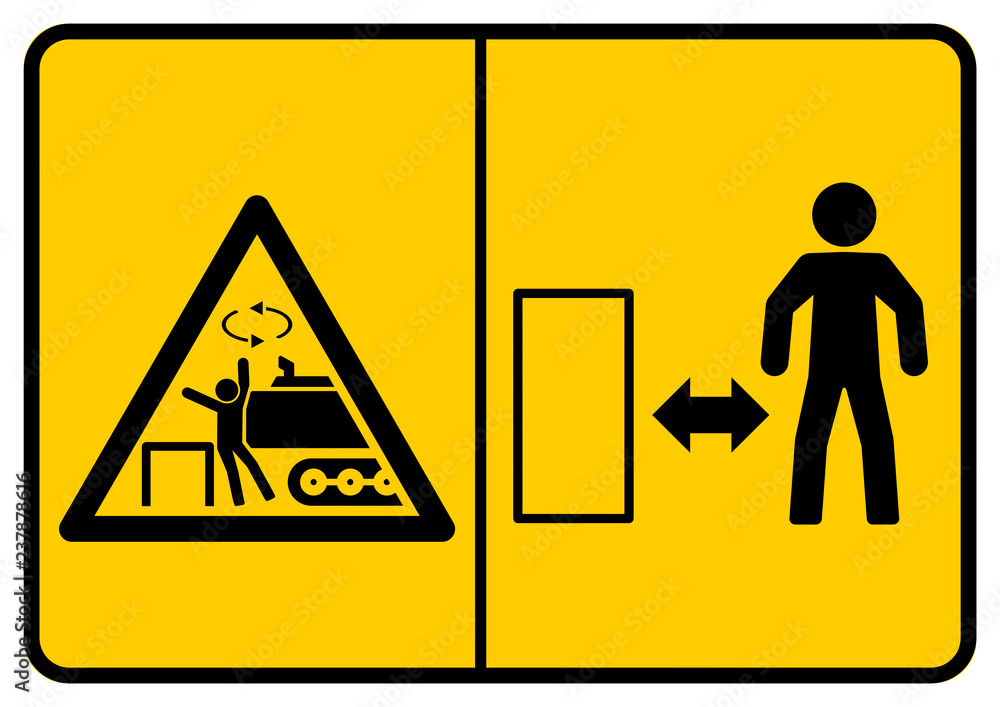 ewsn1 ExcavatorWarningSignNew - ewsn - ks317 Kombi-Schild - deutsch ...