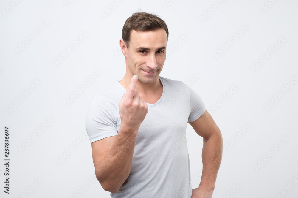 Come Here Finger Gesture