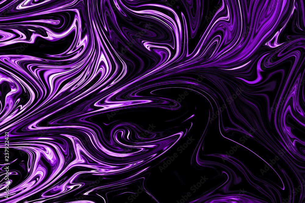 Liquid Abstract Pattern With Proton Purple Graphics Color Art Form ...