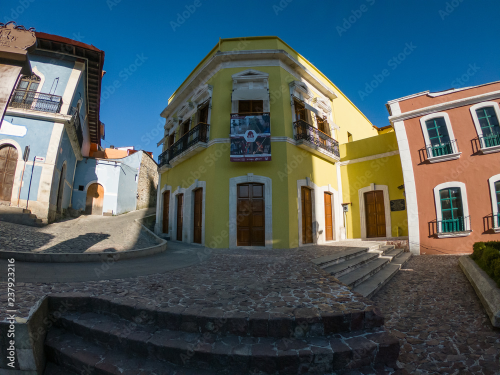Goverment palace of arts in real del monte mexico Stock Photo | Adobe Stock