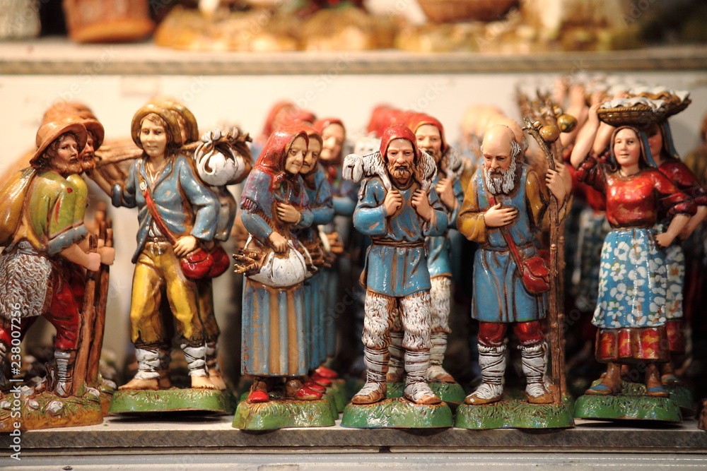 Handmade statues for crib Stock Photo | Adobe Stock