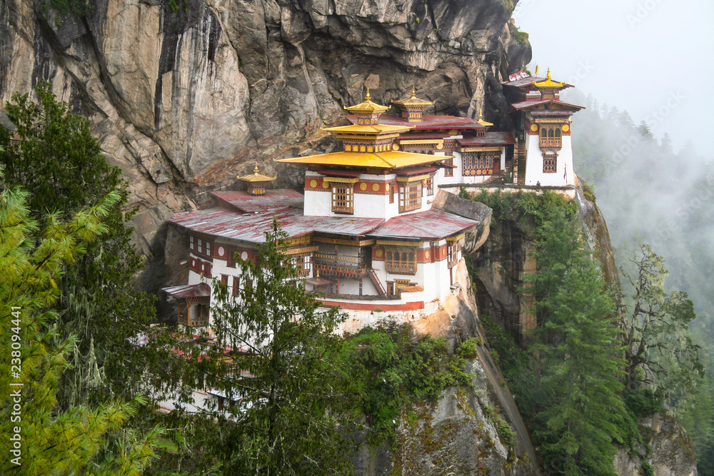 Paro Taktsang (Tiger's nest) - Monastery in Bhutan Stock Photo | Adobe ...