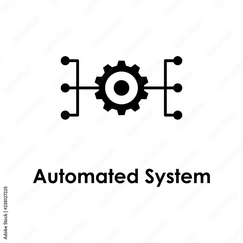gear, connection, settings, automated system icon. One of business ...