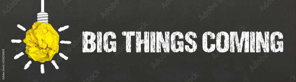 Big things coming Stock Illustration | Adobe Stock