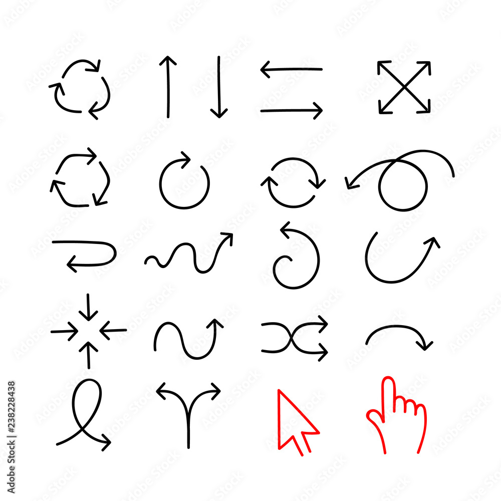 Doodle Arrow Clip Art