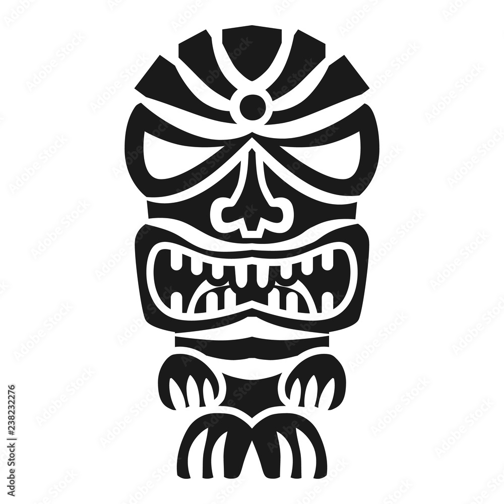 Angry idol icon. Simple illustration of angry idol vector icon for web ...
