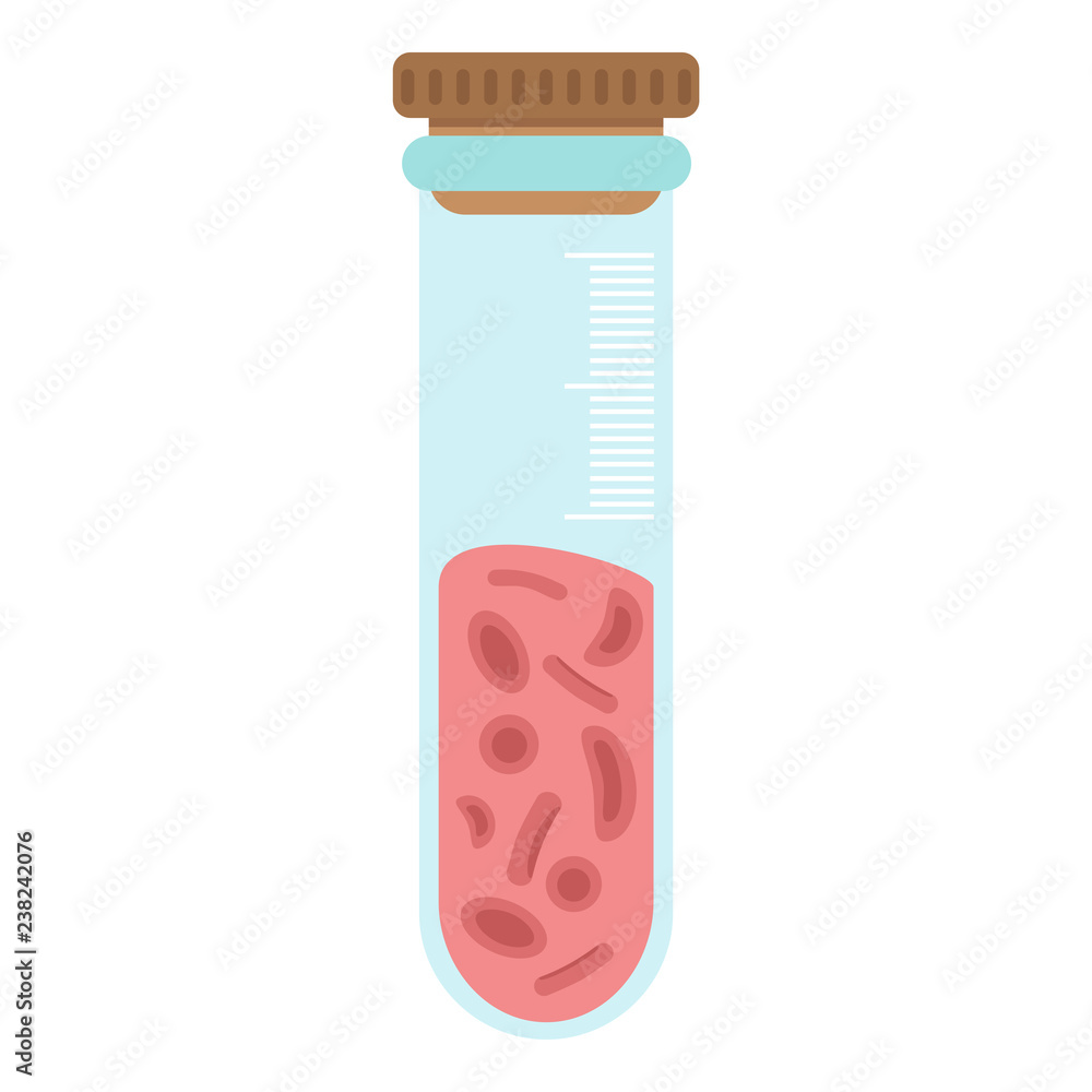 Cartoon Test Tube