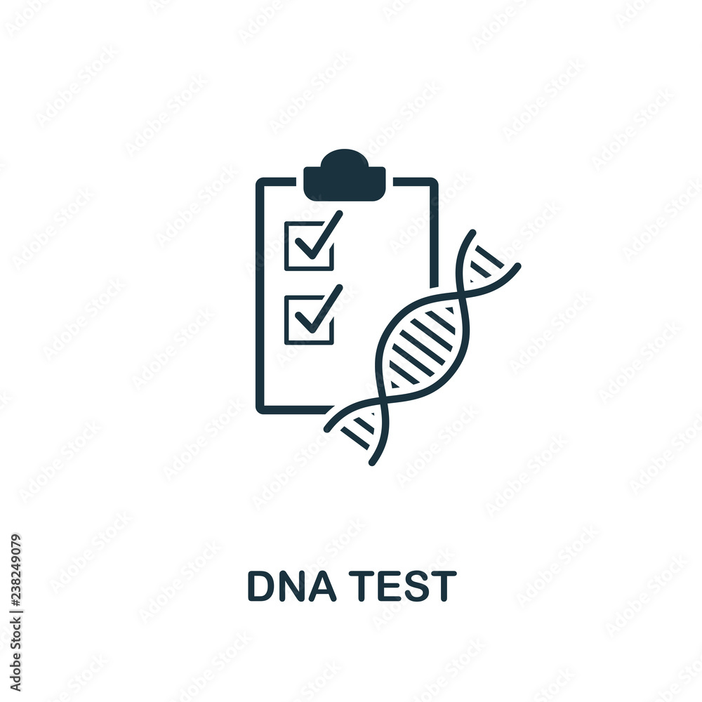 DNA Test icon. Premium style design from healthcare icon collection ...