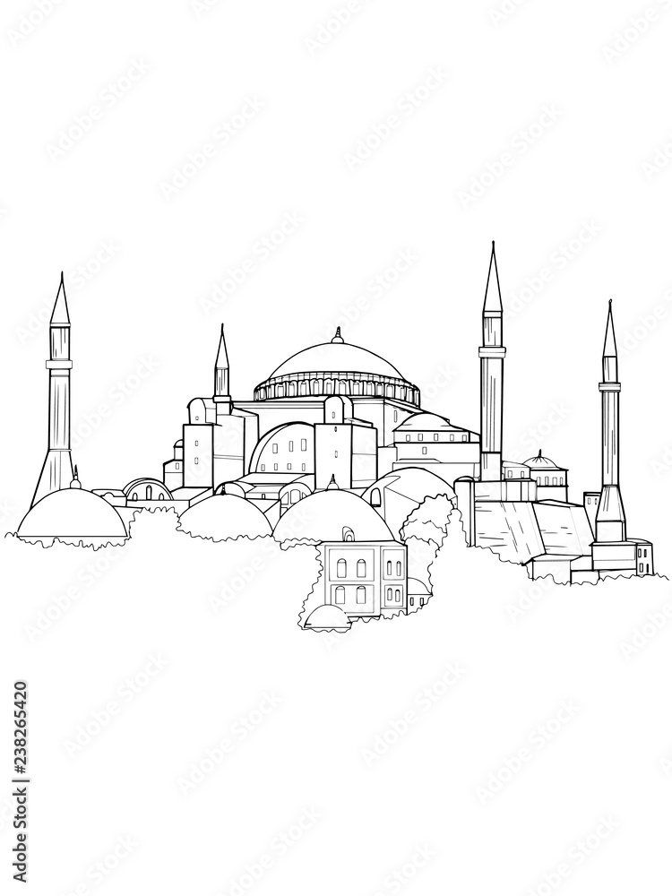 Hagia Sophia Sketch