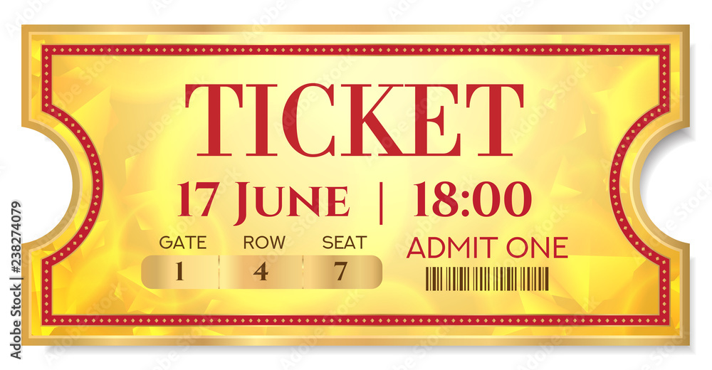 Movie Ticket Border