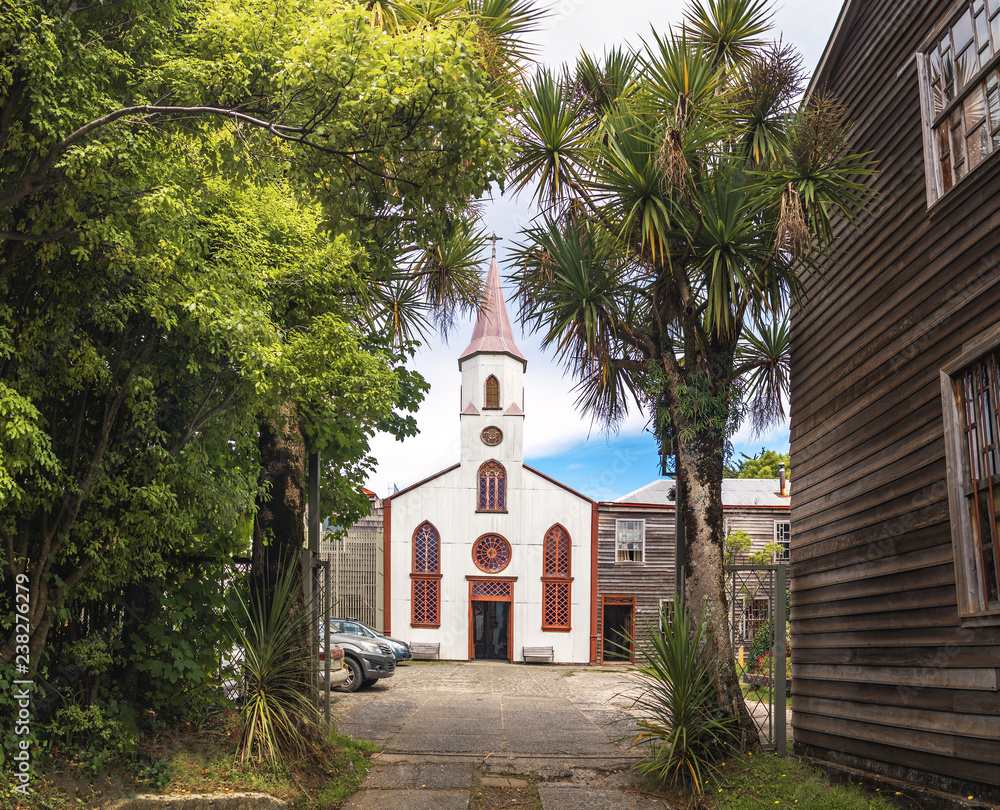 Chiloe Church Museum and Visitor Center at former Inmaculada Concepcion ...