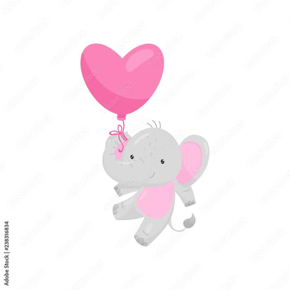 Pink Flying Elephant