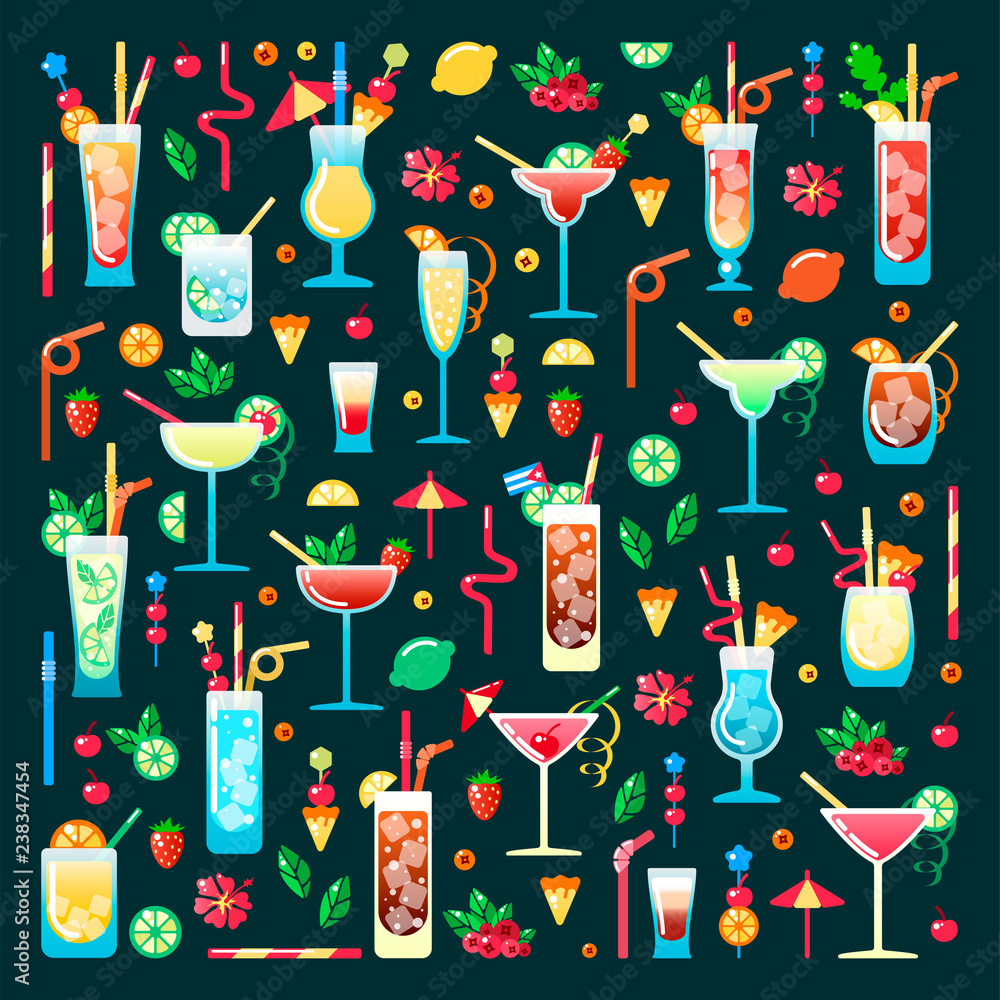 Alcoholic Drinks Clipart