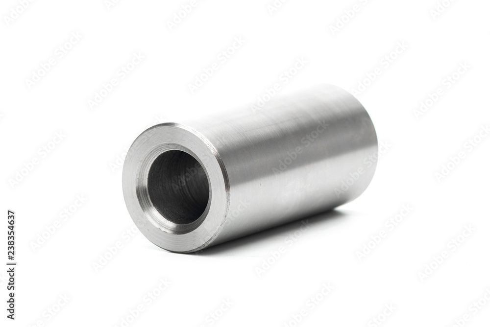 cylinders of pistons for an internal combustion engine on a white ...