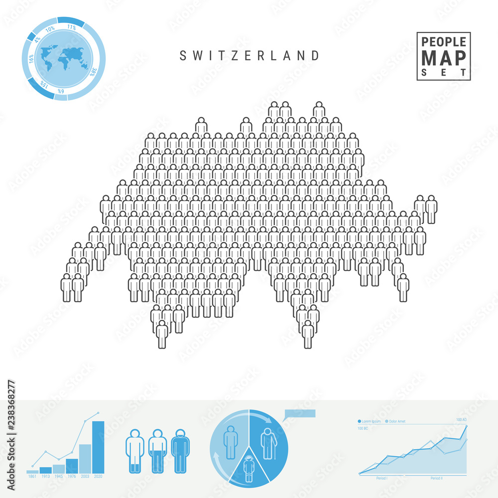 Switzerland physical characteristics of people