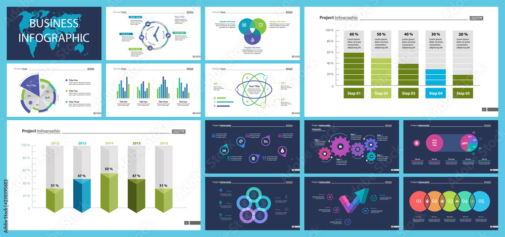 Creative business presentation slide for management concept. Can be ...