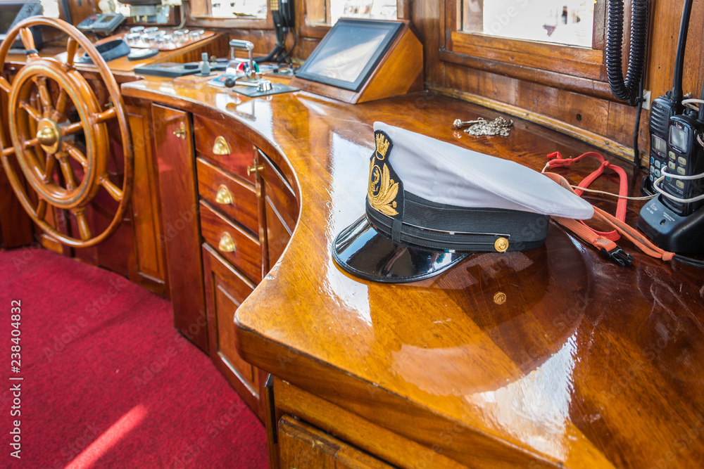 Hat naval officer of Nave Italia. Nave Italia is the biggest sailing ...