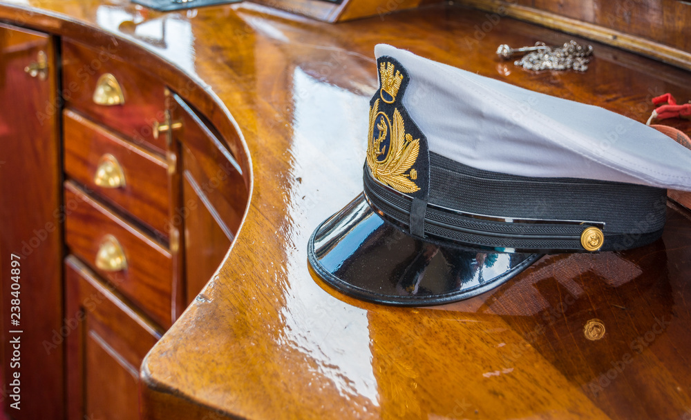 Hat naval officer of Nave Italia. Nave Italia is the biggest sailing ...