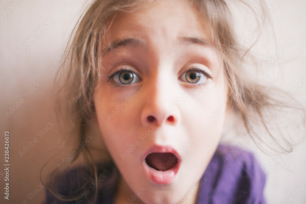 Surprised Little Girl