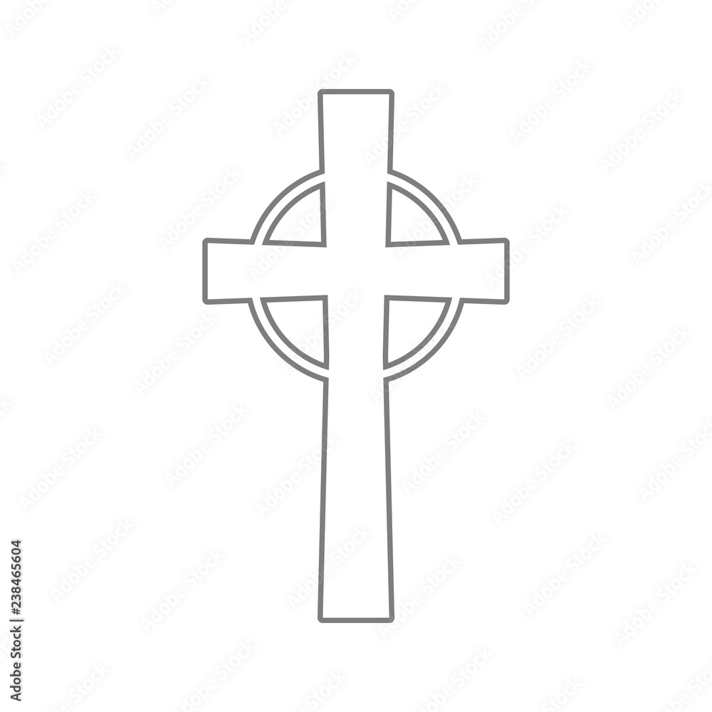 Thin Cross Clip Art