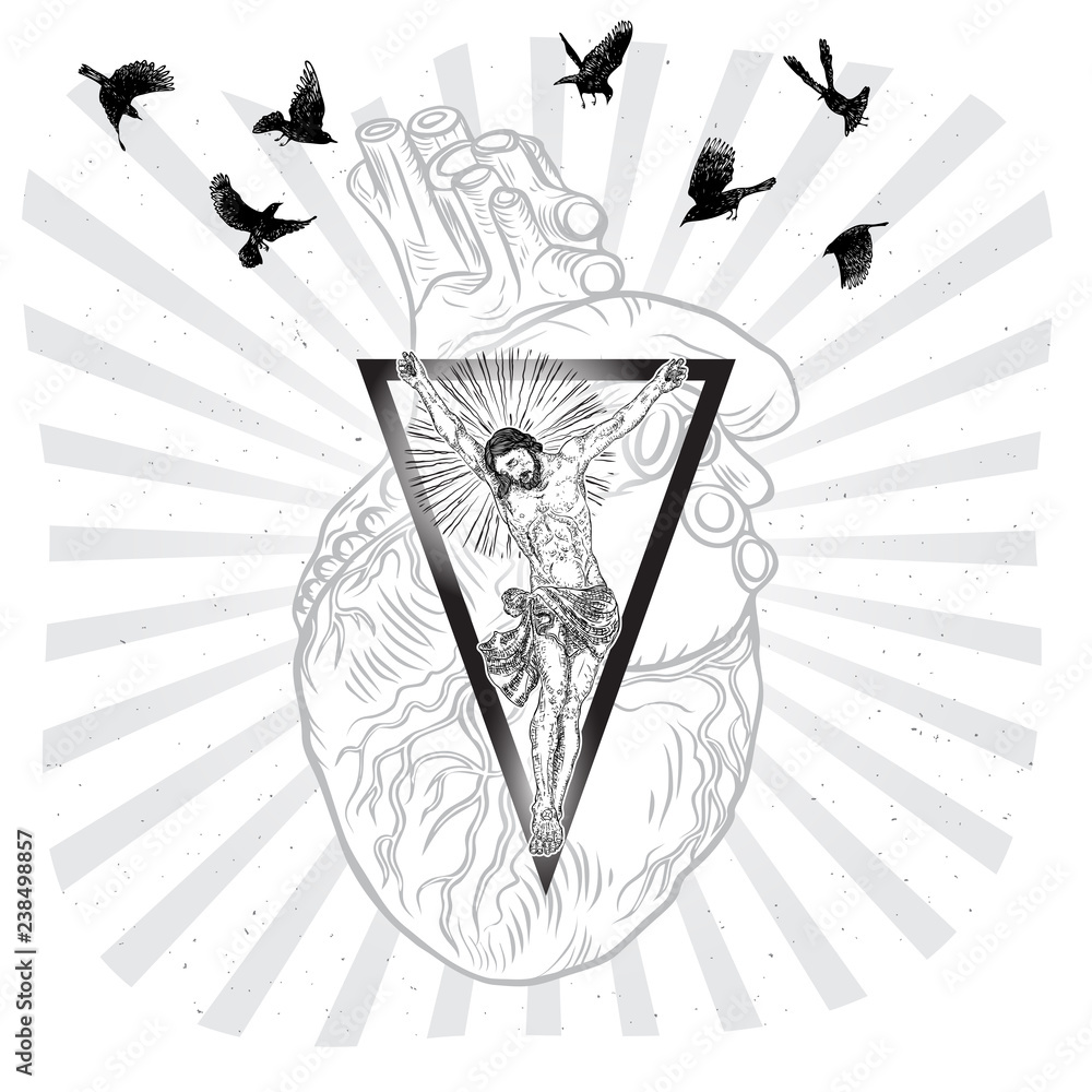 Sacred Geometry Tattoo Triangle