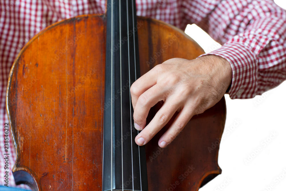 Hands Playing Cello