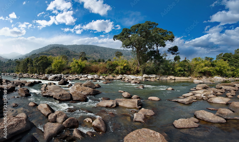 East India, Arunachal Pradesh, Singen river (right tributary of the ...