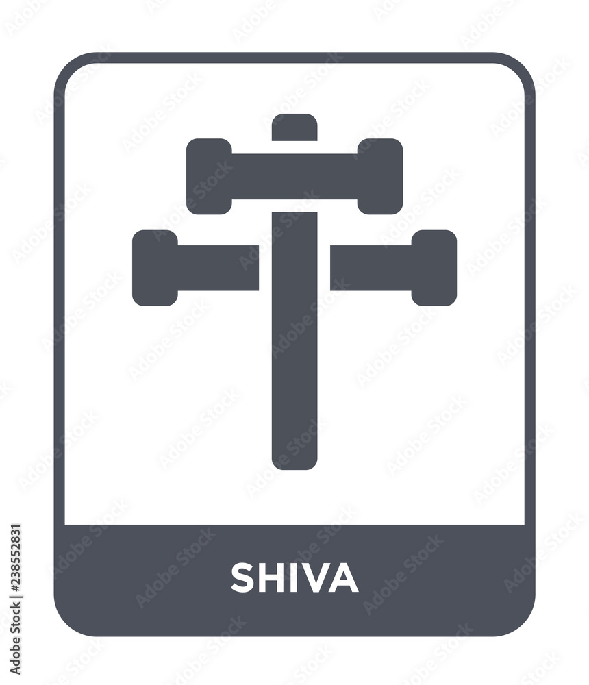 shiva icon vector Stock Vector | Adobe Stock