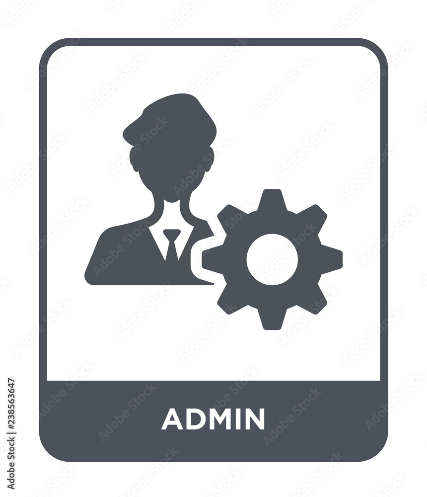 admin icon vector Stock Vector | Adobe Stock