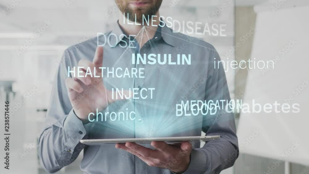 insulin, diabetes, injection, chronic, medication word cloud made as ...