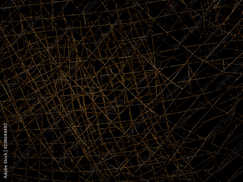 Dark Galvanised Wire, Showing a Rusted Appearance of the Old Mesh with ...