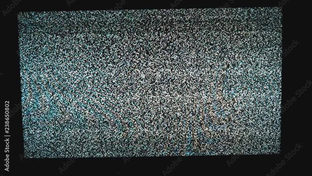 noise tv background. Television screen with static noise caused by bad ...