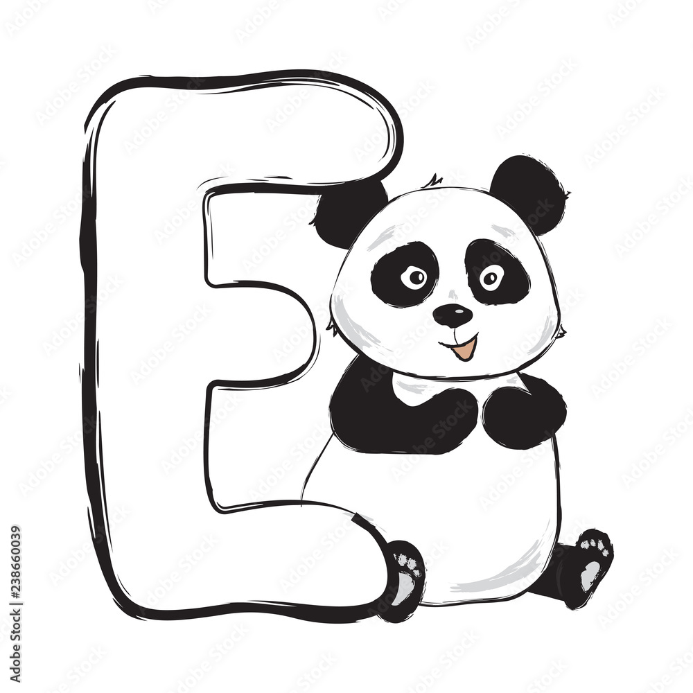 Panda Alphabet Letters