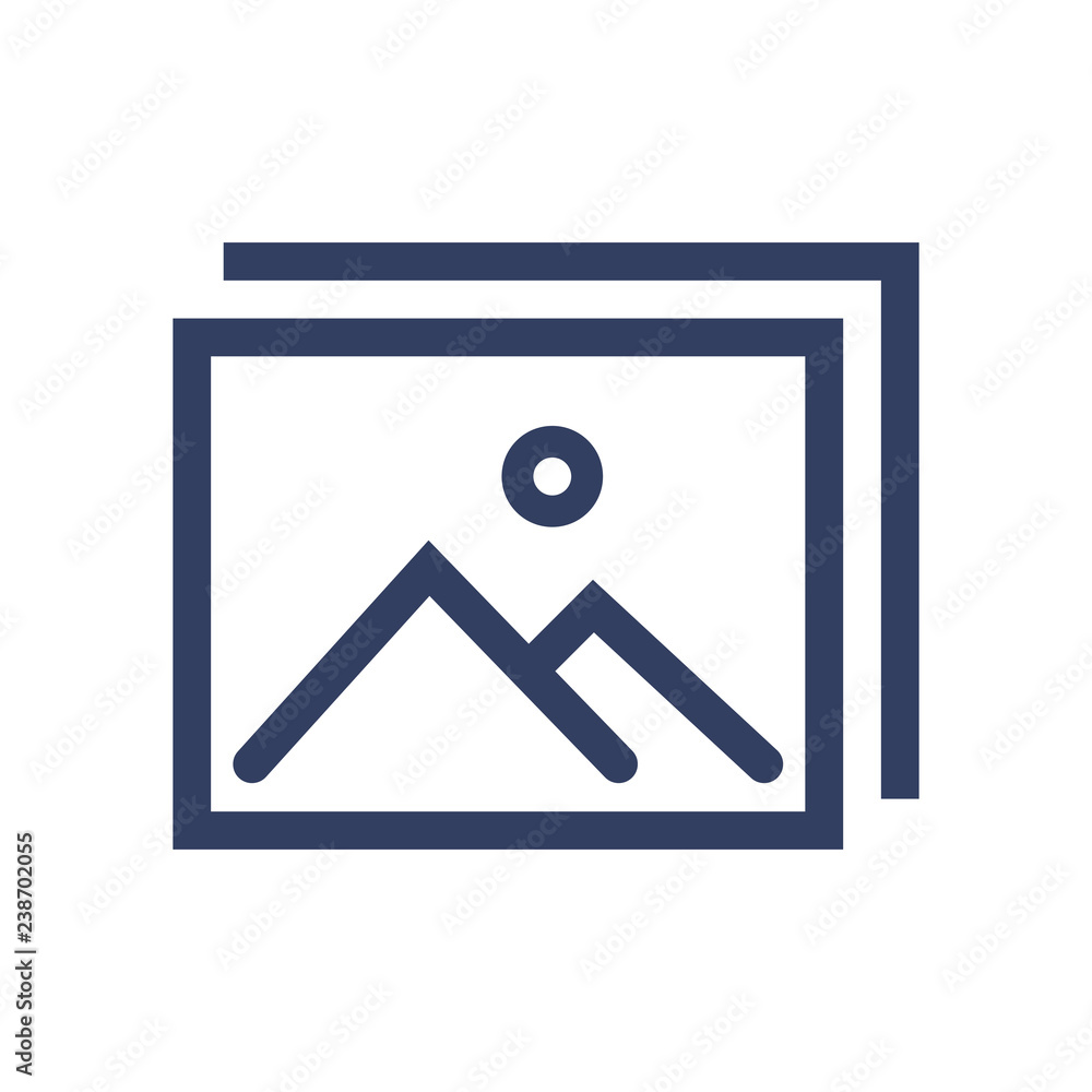 Line icon images isolated on white background. Vector illustration ...