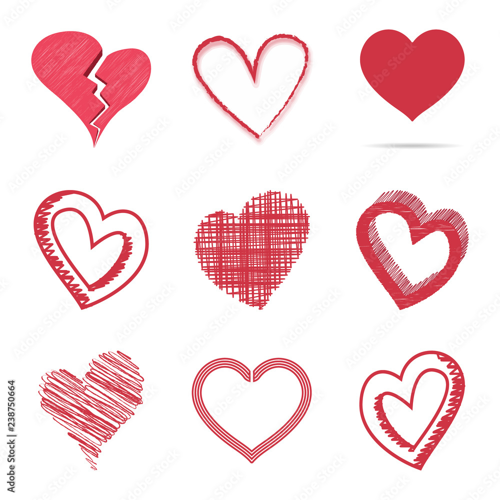 Unique Heart Symbols