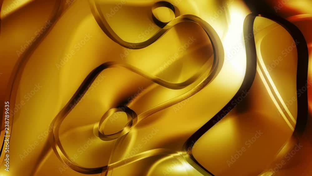 Glassy Gold Threads 2 - 60fps 4k Dark Glamorous Texture Video ...